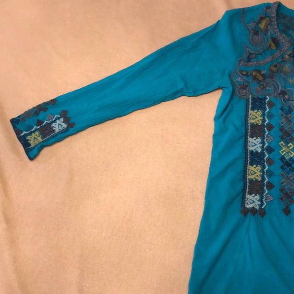 Johnny Was | Tops | Johnny Was Biya Collection Embroidery Tunic | Poshmark